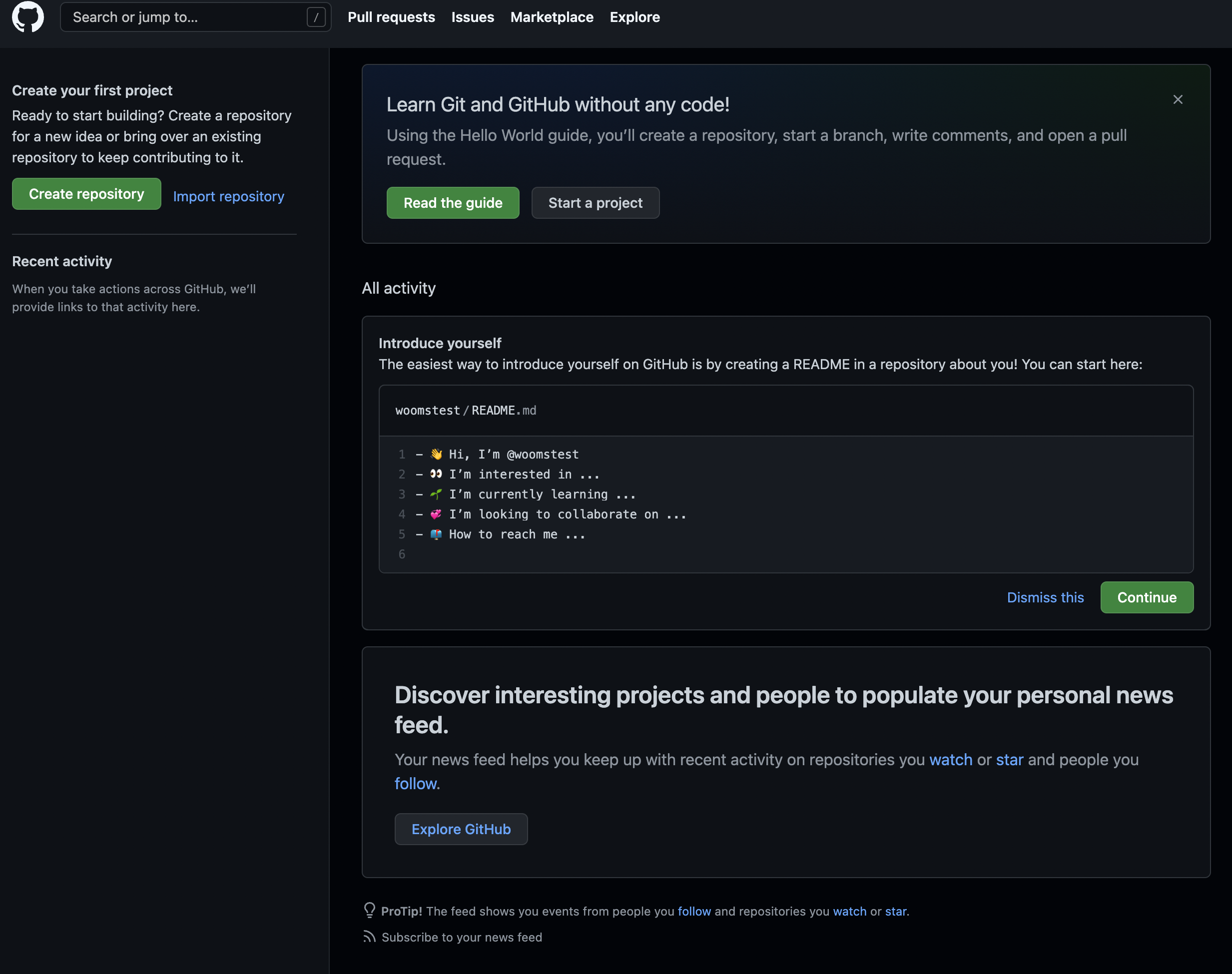 GitHub 계정 만들기 | devwooms